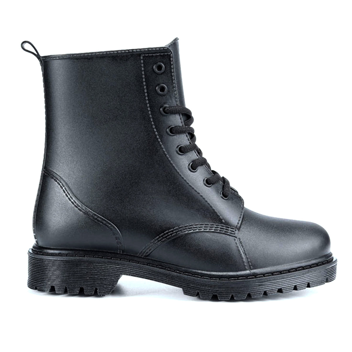 AS COLLECTION Nomad Black Leather Waterproof Boots