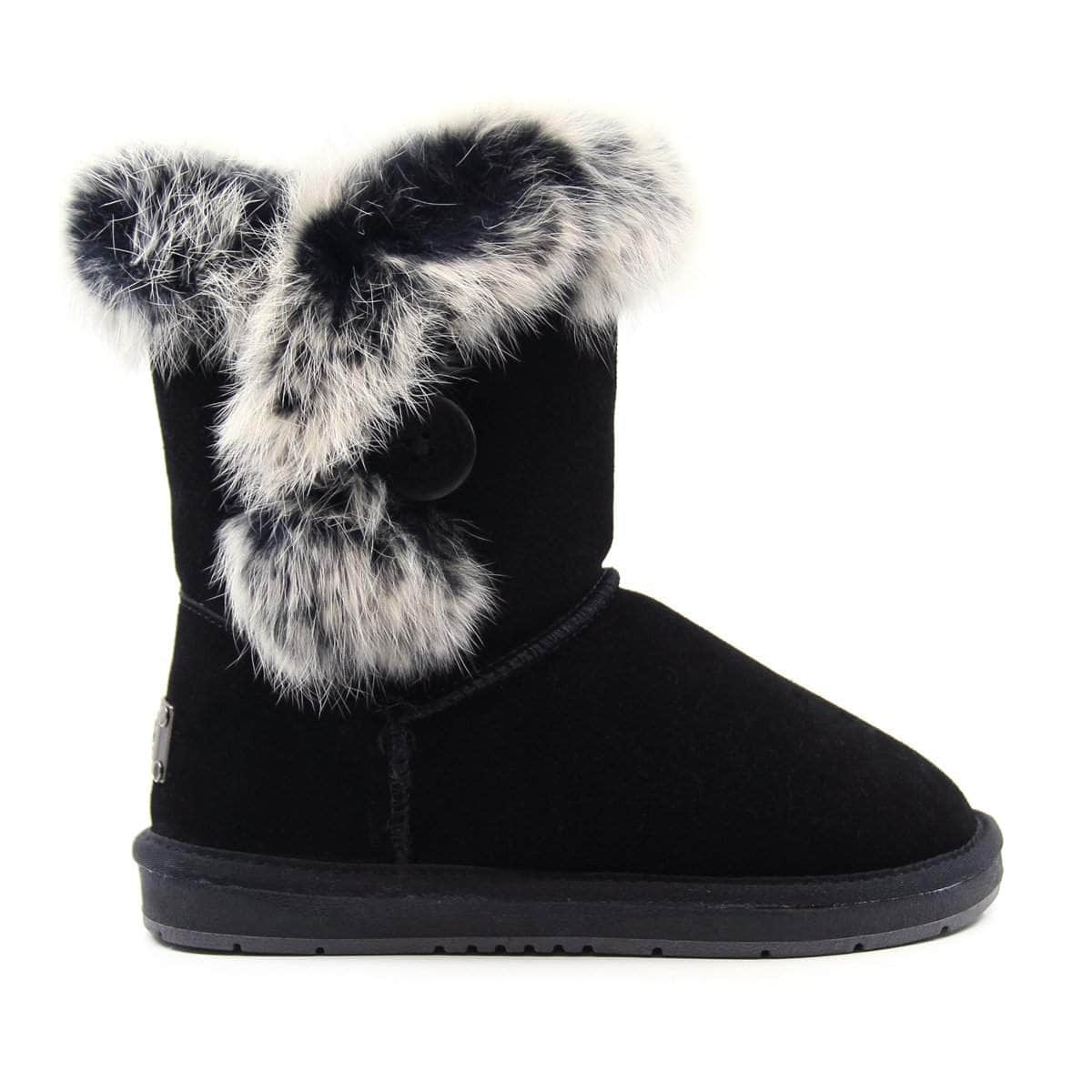 Short Button Fur UGG Boots | UGG Direct